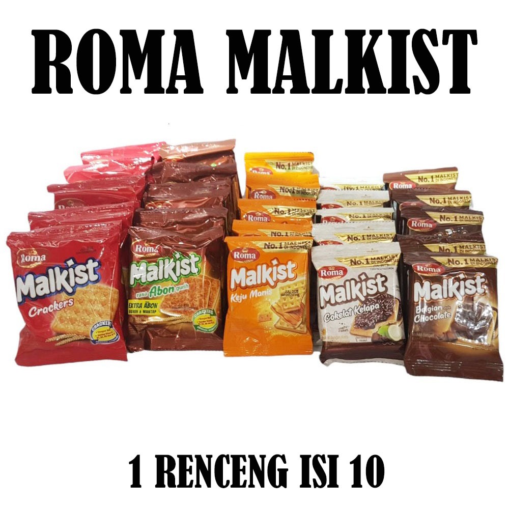 Jual ROMA MALKIST RENCENG ISI 10 | Shopee Indonesia