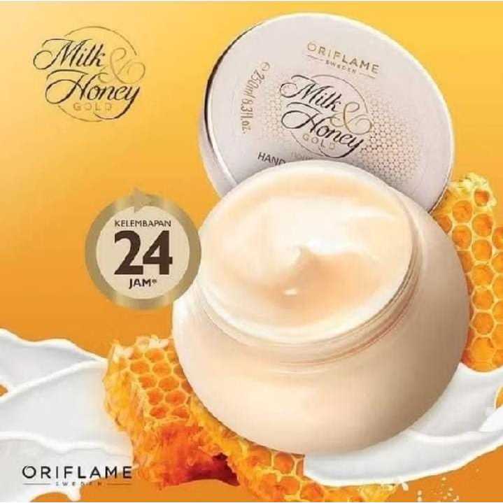Jual 31602 Milk & Honey Gold nourishing Hand & Body Cream 250 ml | Shopee Indonesia