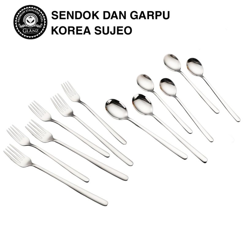Jual GLANZ SENDOK DAN GARPU KOREA SUJEO | Shopee Indonesia