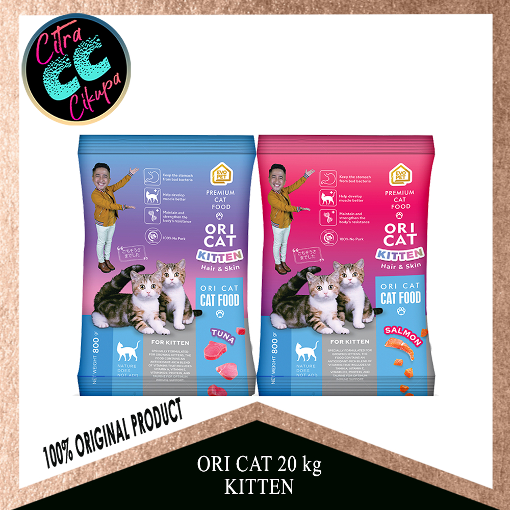 Jual Makanan Kucing Kering Murah ORI CAT KITTEN 20 kg (EKSPEDISI ...