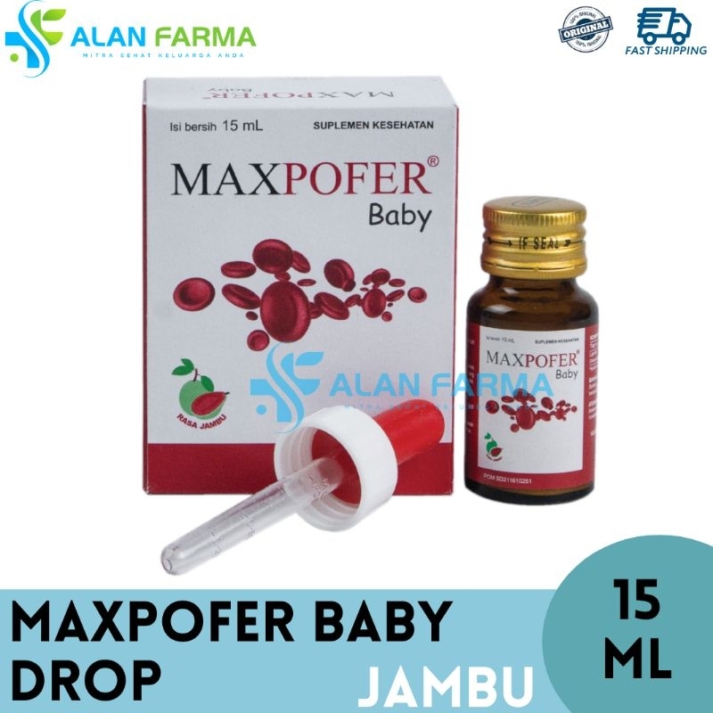 Jual [GRATIS ONGKIR] Maxpofer Baby Drop | Maxpofer Drop | Suplemen Zat ...