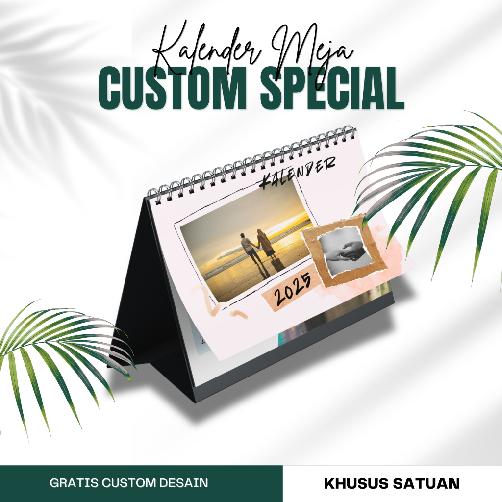 Jual Kalender Meja 2025 A5 Dudukan Linen Tebal Tema Aesthetic | Isi 7 ...