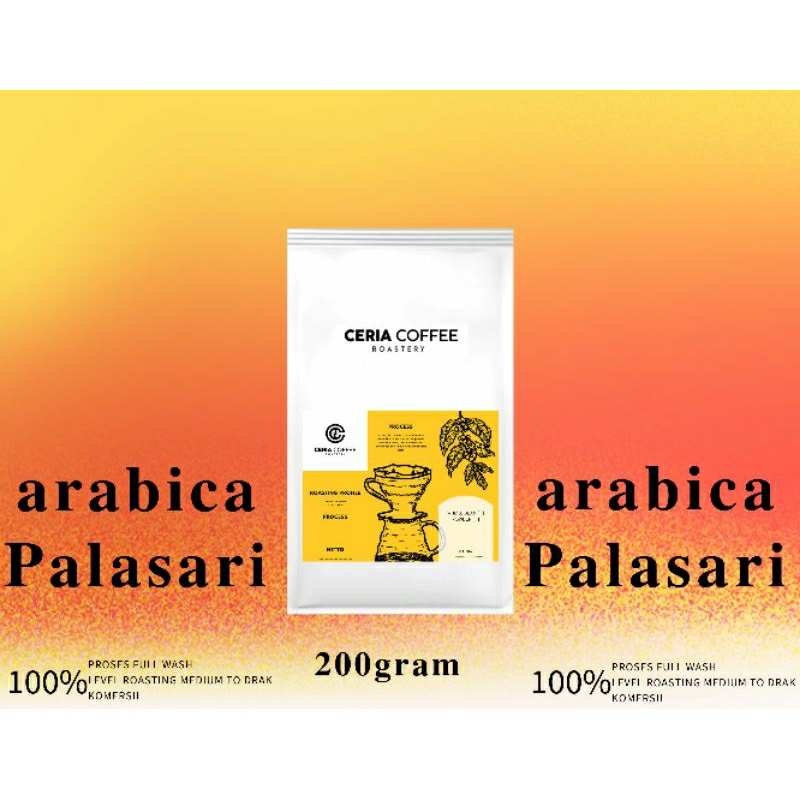 Jual promo arabika palasari full wash 200gram | Shopee Indonesia
