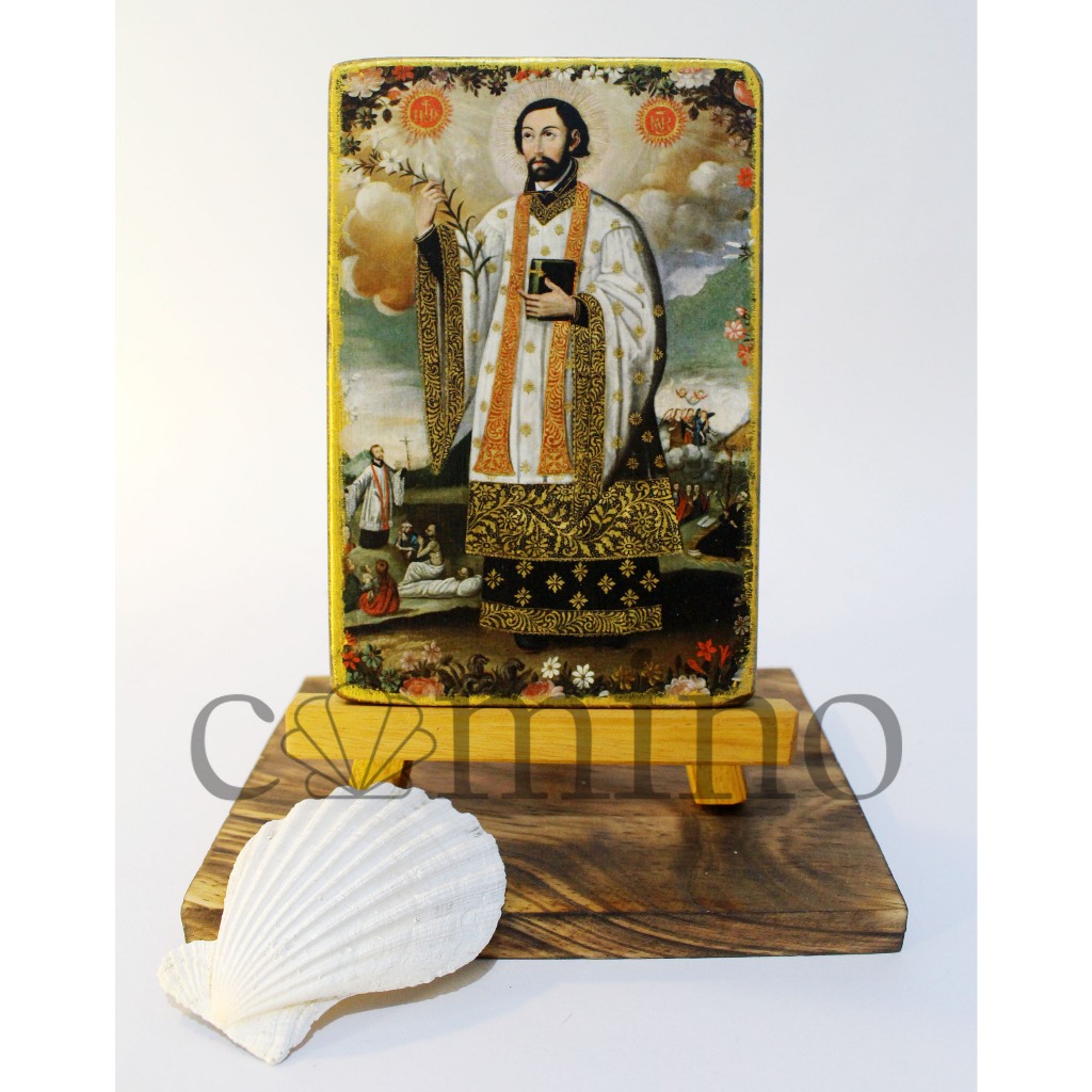 Jual Ikon Fransiskus Xaverius | Kayu Asli Pelindung Patron Misionaris ...