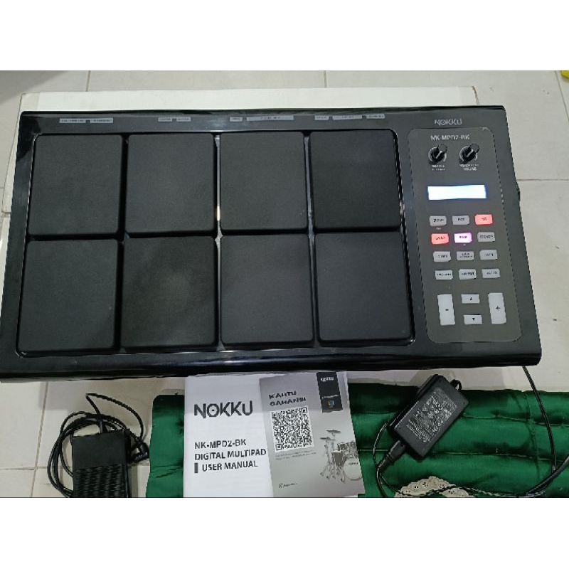 Jual NOKKU Mpd2 black drumpad drum elektrik asesoris perkusi second ...