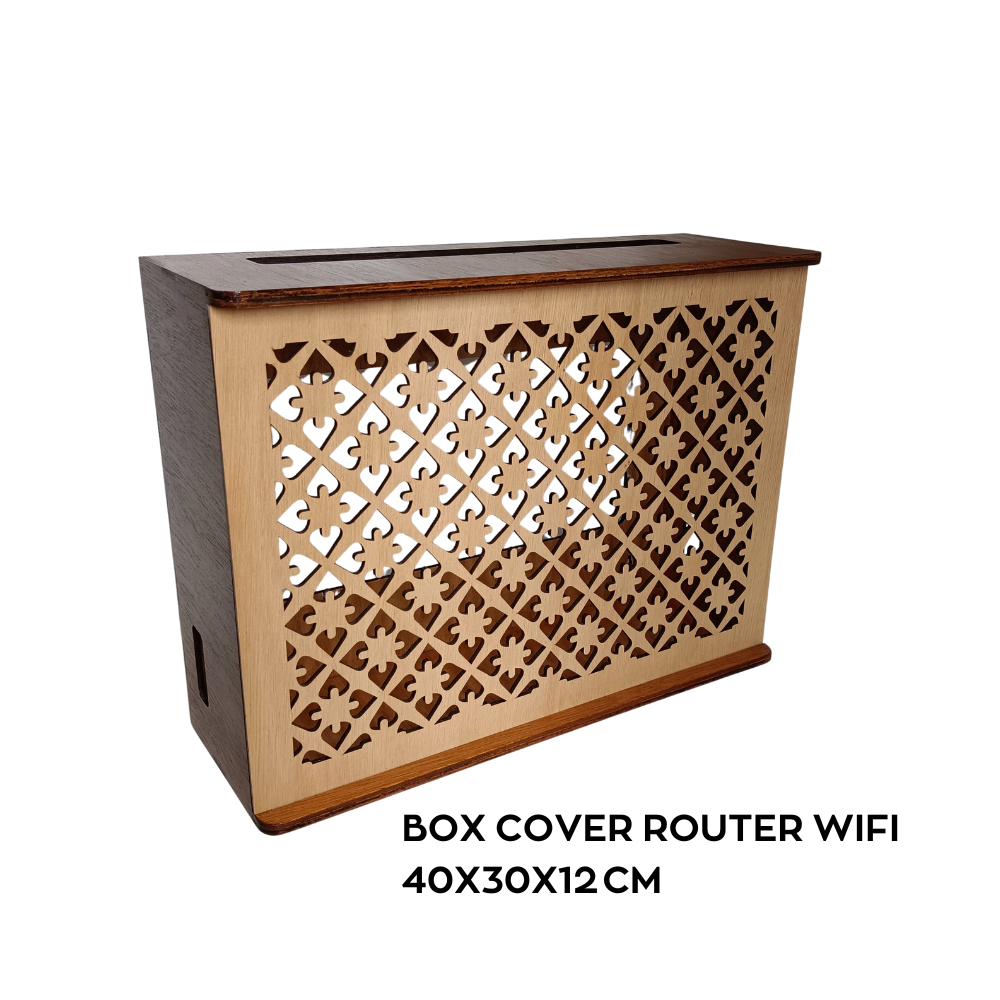 Jual Cover Box Router Wifi Kayu Playwood 4mm - Dimensi 40x30x14cm ...