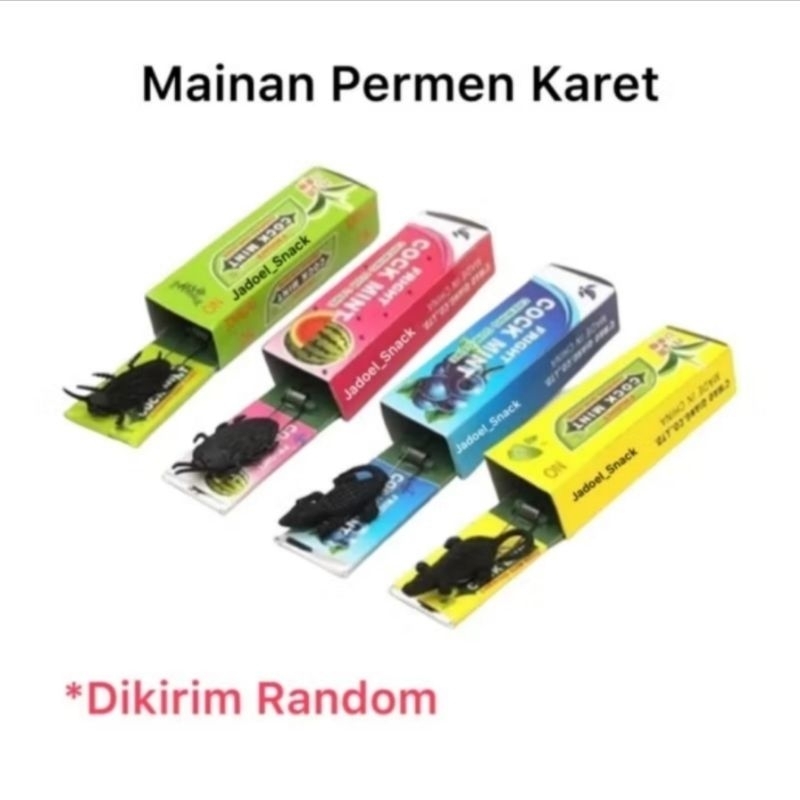 Jual Mainan prank permen karet isi serangga kecoak kecoa lucu amazing ...