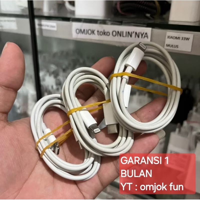 Jual Kabel ip Lightning copotan bekas C to Lightning 11pro 12 12pro 13 ...