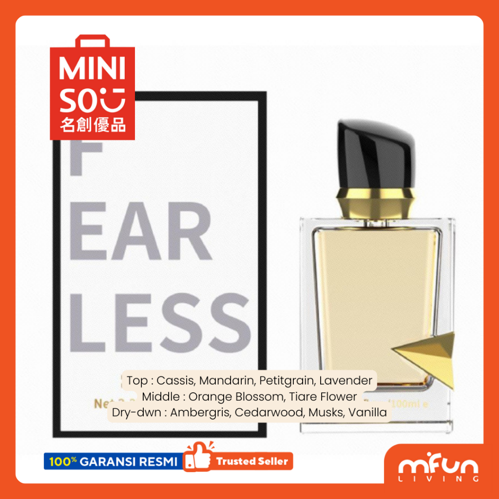 Jual MINISO Parfum Wanita Fearless Eau de Parfum 50ml | Shopee Indonesia