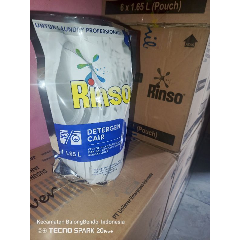 Jual Rinso matic 1.65liter/rinso cair 1.65 liter | Shopee Indonesia