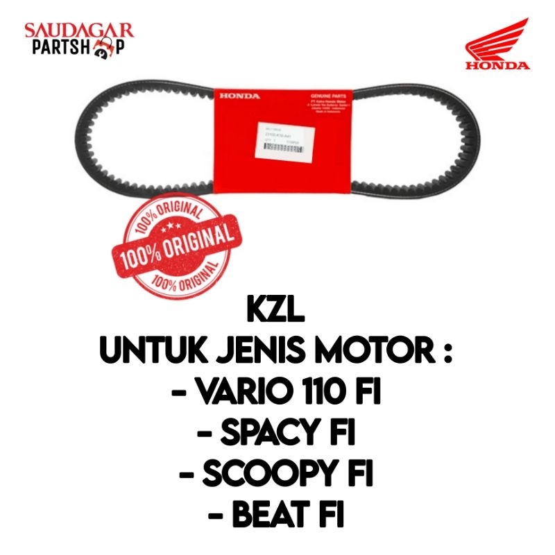 Jual VANBELT V-BELT ORIGINAL KZL HONDA VARIO 110FI, HONDA BEAT FI ...