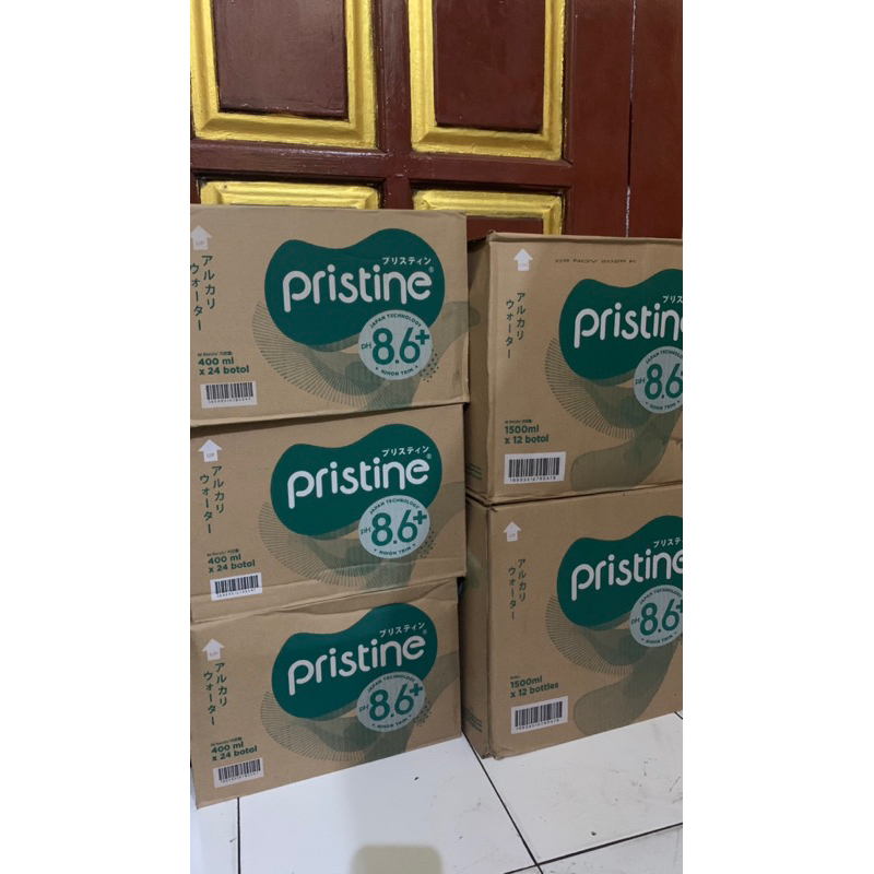 Jual Air Mineral Pristine 8.6+ 400ml/600ml/1500ml (Box) | Shopee Indonesia