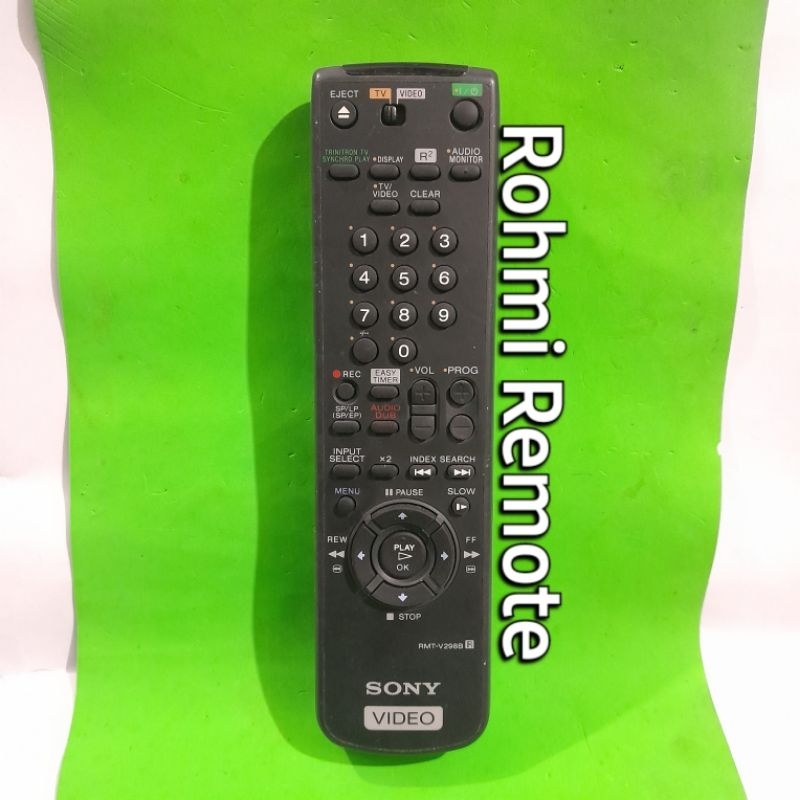 Jual REMOTE REMOT VIDEO PLAYER SONY RMT-V298B ORIGINAL ASLI | Shopee ...