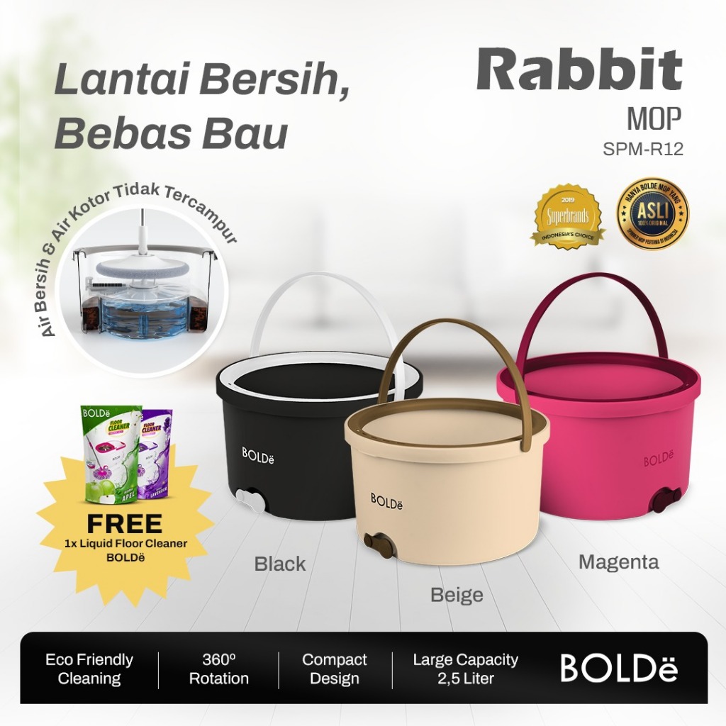Jual BOLDe RABBIT MOP - ALAT PEL LANTAI SERBA GUNA | Shopee Indonesia