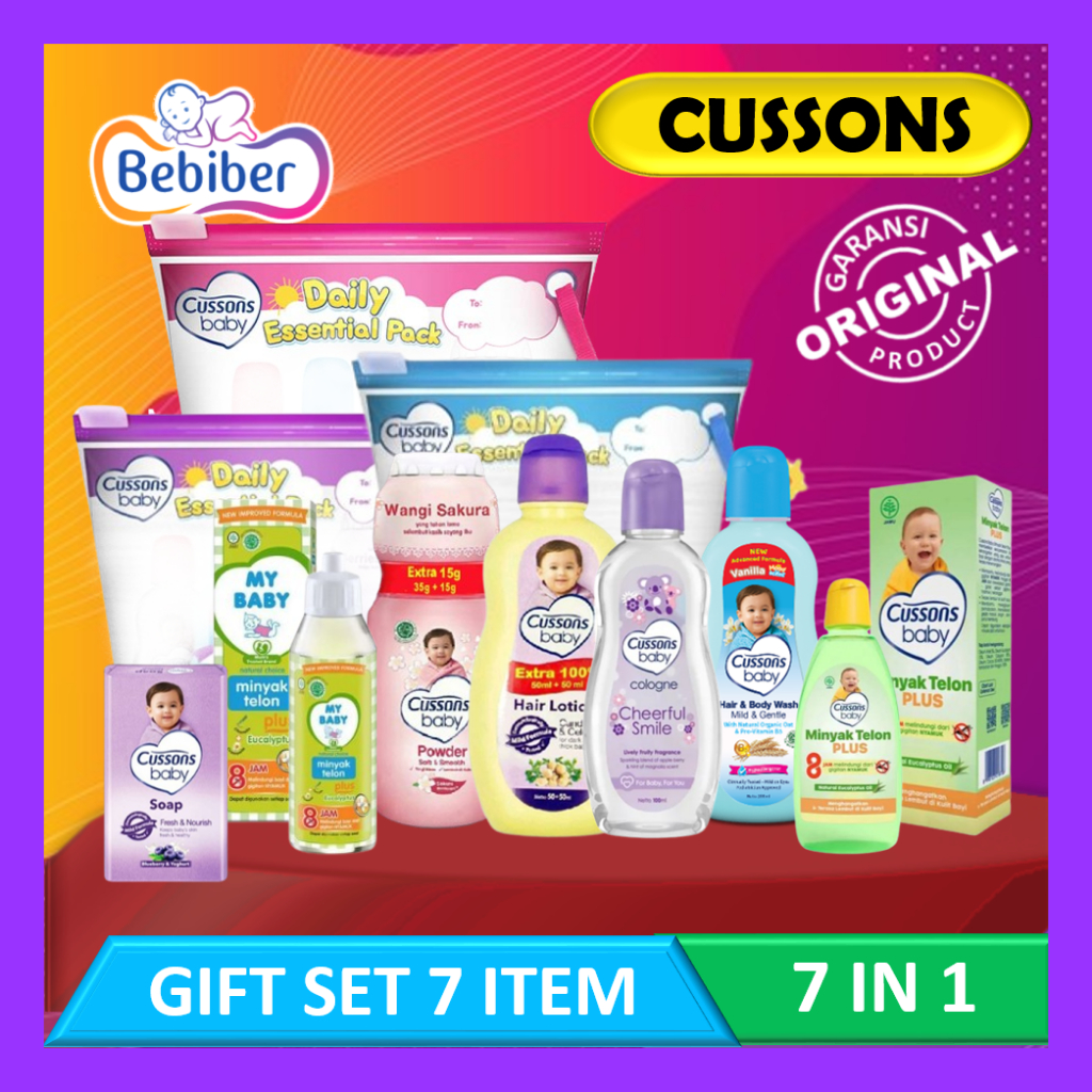 Jual Cussons Gift Set 7 in 1 - Kado Bayi - Set Paket Hadiah - Gift Pack ...