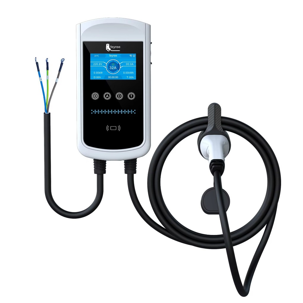 Jual FEYREE EVSE Wall Charger box 32A 40A 50A 1Phase EV Charger Type2 ...