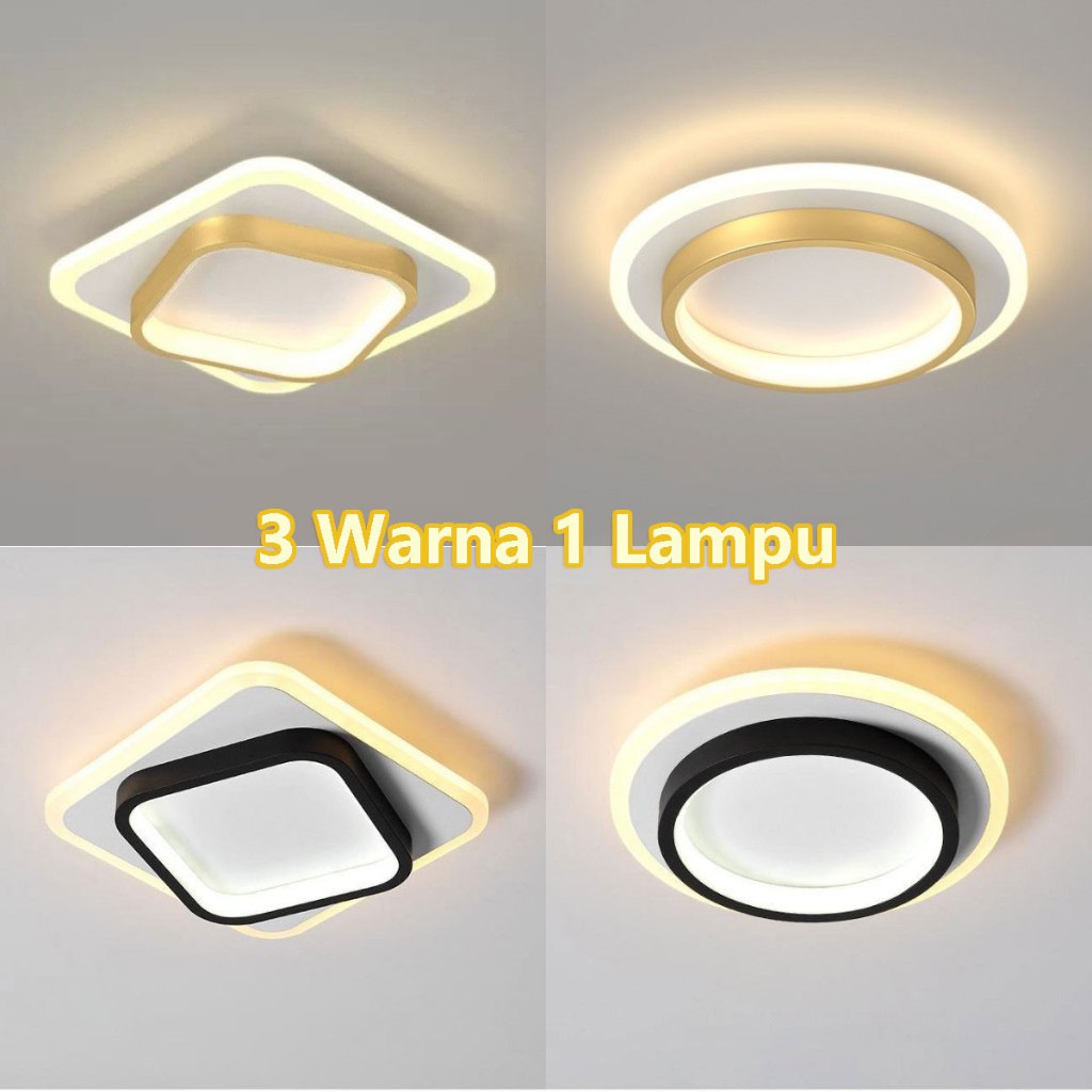 Jual Lampu Plafon LED Minimalis Modern - Lampu Kamar Aesthetic - Hemat ...
