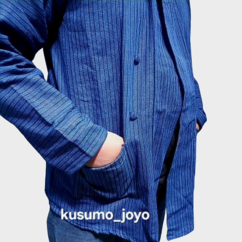 Jual Surjan Lurik Biru jogya Dewasa | Shopee Indonesia