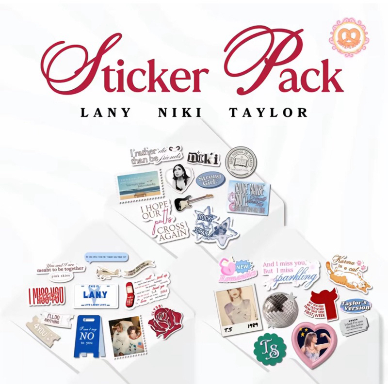 Jual Sticker Pack LANY, NIKI, TAYLOR | Shopee Indonesia