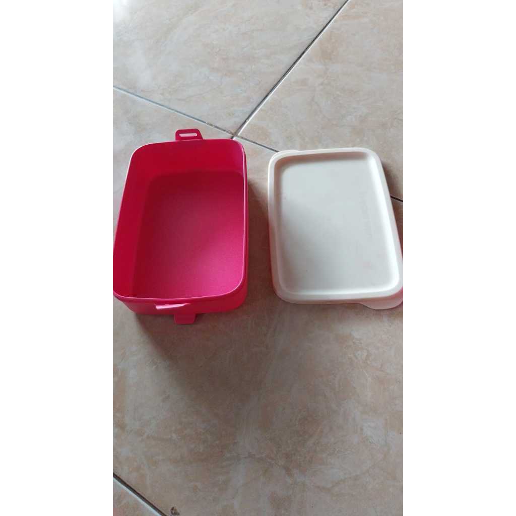 Jual Tupperware Click To Go Rectangular 900ml | Shopee Indonesia