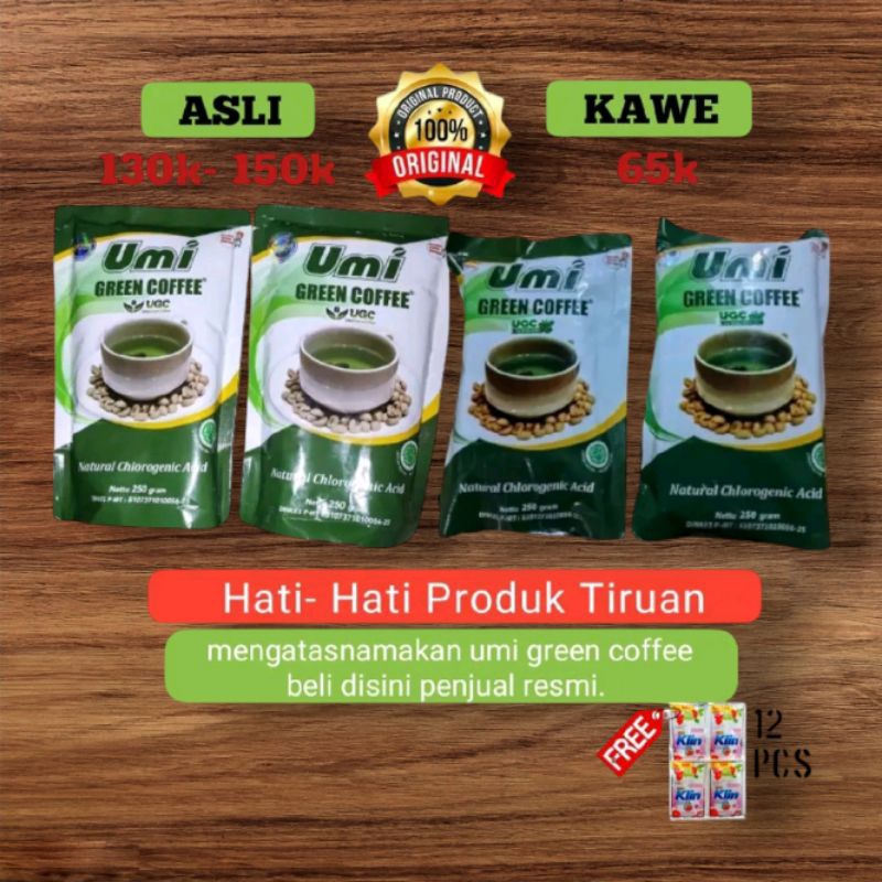Jual umii green coffee original isi 2 pics/bungkus | Shopee Indonesia