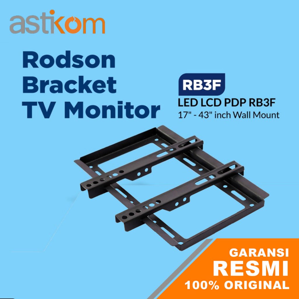 Jual Bracket Rodson RB3F Flat Panel TV Wallmount 17-43 inch | Shopee Indonesia