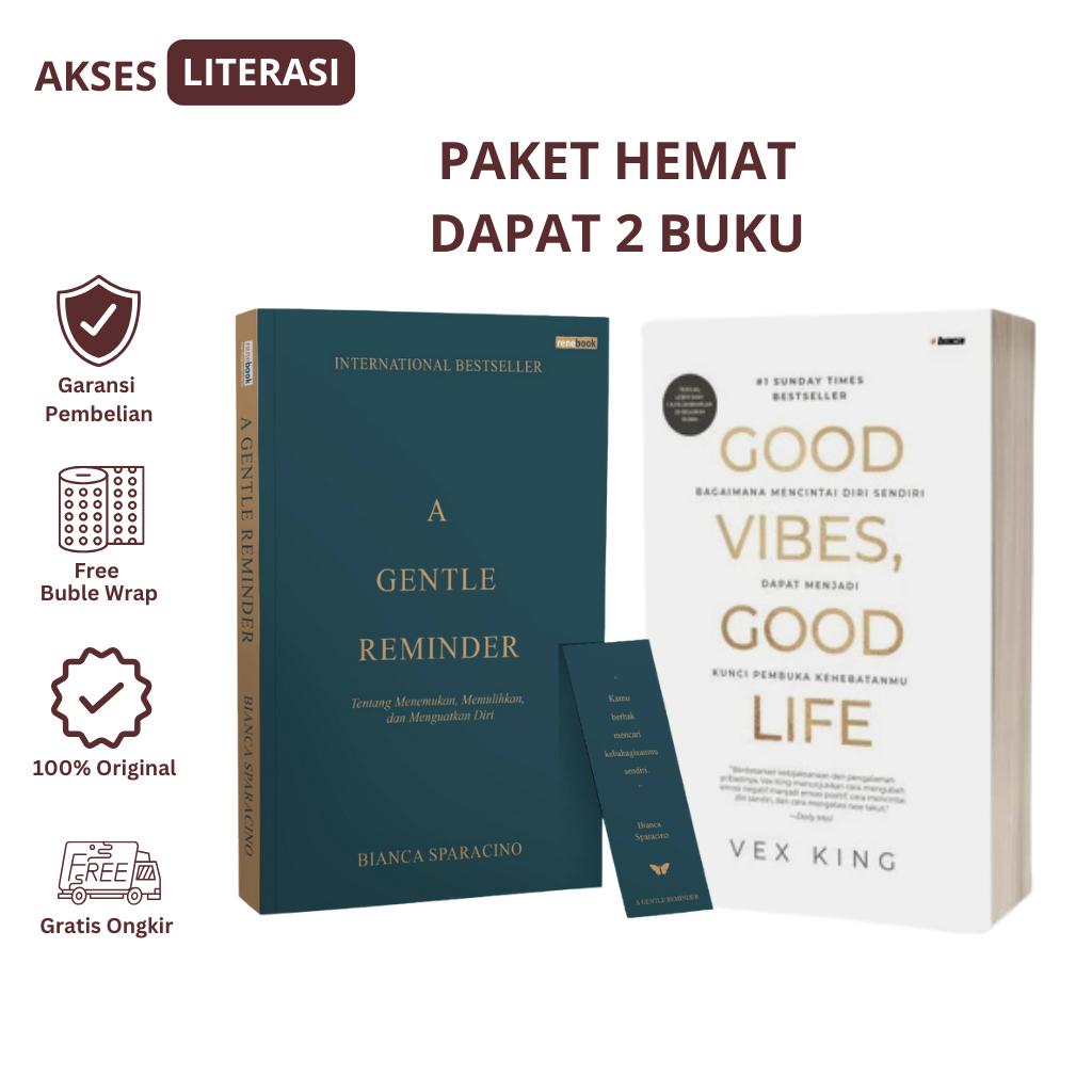 Jual [PAKET HEMAT] Buku A Gentle Reminder - Good Vibes, Good Life | Shopee Indonesia