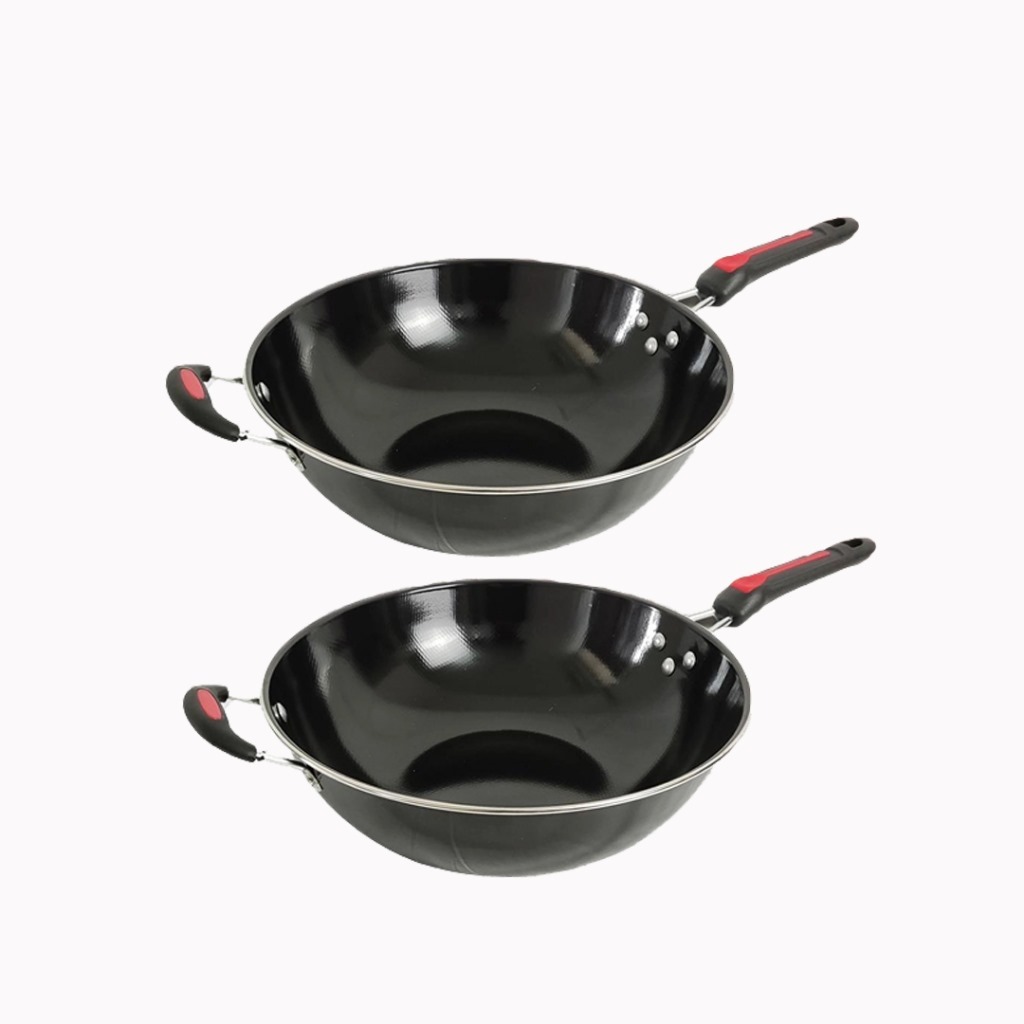 Jual WAJAN ENAMEL PANCI HITAM KUPING GAGANG PANJANG WAJAN ANTI GORES 32 ...