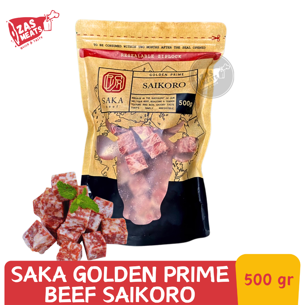 Jual SAKA BEEF SAIKORO GOLDEN PRIME 500GR | Saka Daging Sapi Wagyu ...