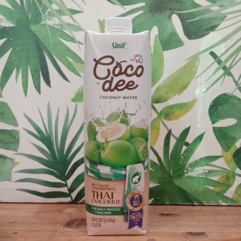 Jual Coco dee Thai Coconut Water / Air Kelapa Thailand 1 ltr | Shopee ...