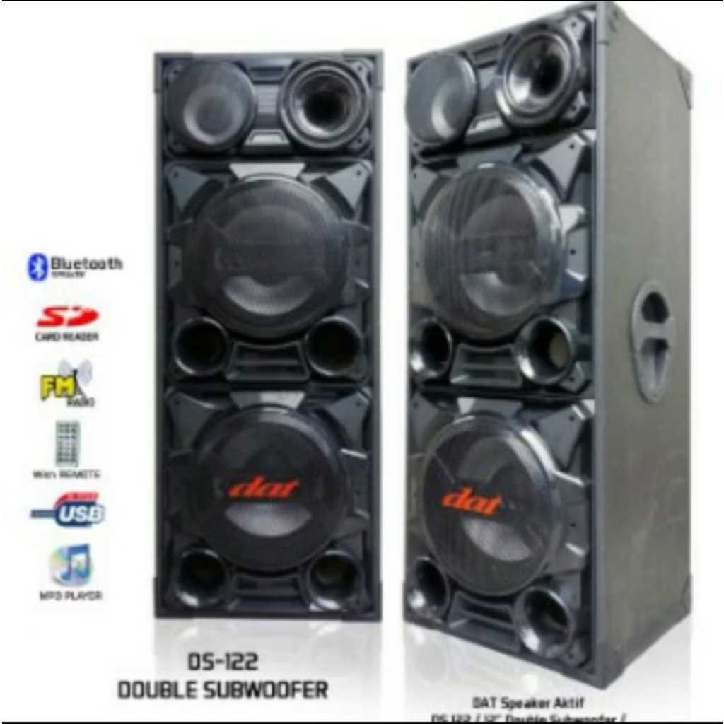 Jual DAT DS-122 Double Subwoofer 12" | Shopee Indonesia
