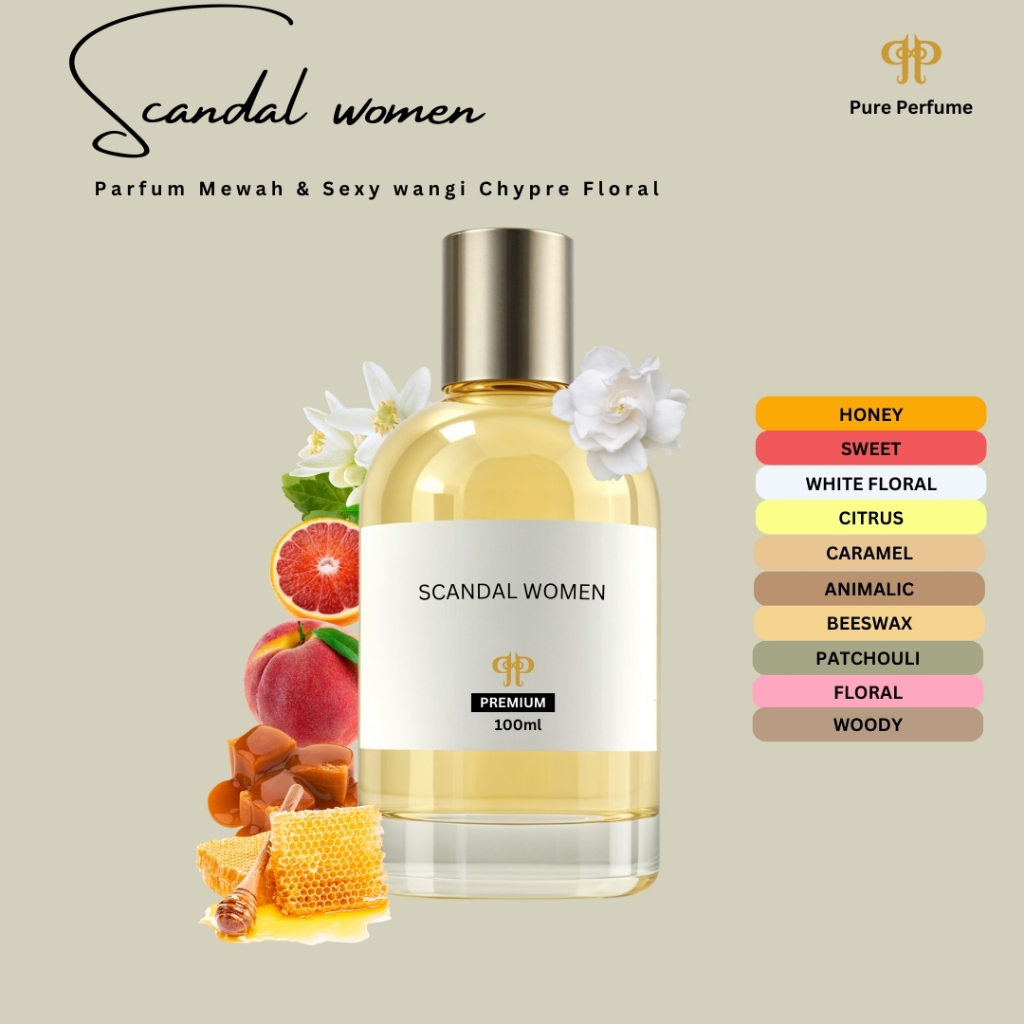 Jual Pure Perfume Scandal Women, Parfum Mewah Dan Sexy Wangi Chypre ...