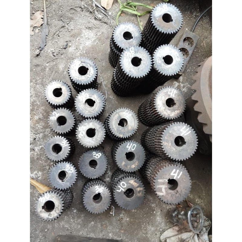 Jual Spur gear, Gigi bubut M2, roda gigi. z59, z58, z52, z50, z49, z48, z47, z46, z45, z44, z41 ...
