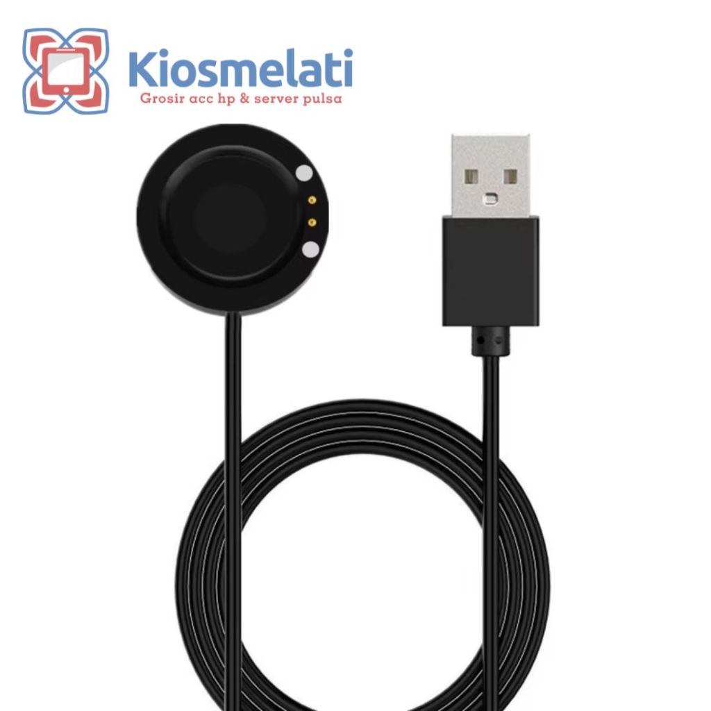 Jual Kabel Charger Cas Smartwatch 2 pin T200+ / T500+ / X7 / M8 / i8 ...