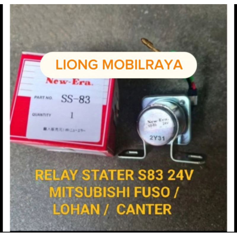 Jual RELAY STARTER SS83 24 VOLT NEW ERA MOBIL MITSHUBISHI FUSO CANTER ...