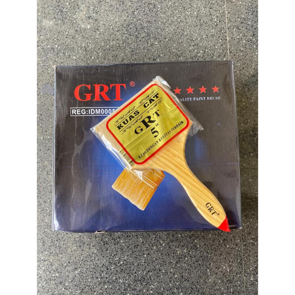 Jual Kuas Cat Kayu Besi Tembok GRT 5" 5 Inch | Shopee Indonesia