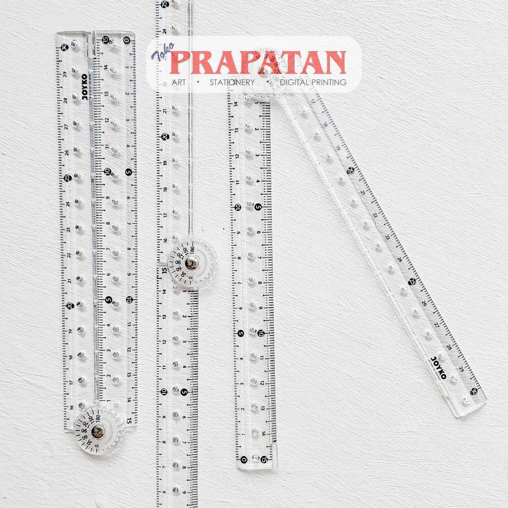 Jual Penggaris Lipat Joyko 30cm RL-FL5 | Foldable Ruler | Shopee Indonesia