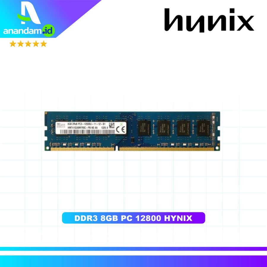Jual Memory RAM PC DDR3 8GB PC3 12800/1600Mhz Hynix - Hynix, D3 8GB 12800 | Shopee Indonesia