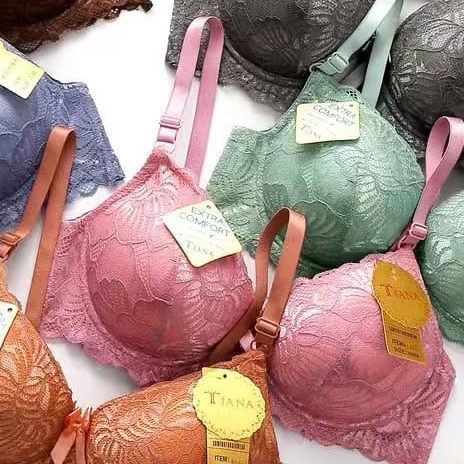 Jual Tiana BH Kawat Busa Tebal Cup B-C Kait 3 BRA WANITA ORIGINAL BUSA ...