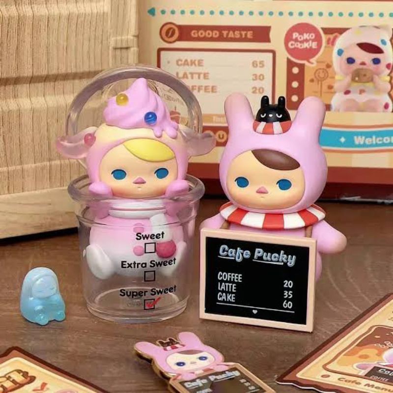 Jual Pucky Rabbit Cafe Pop Mart | Shopee Indonesia