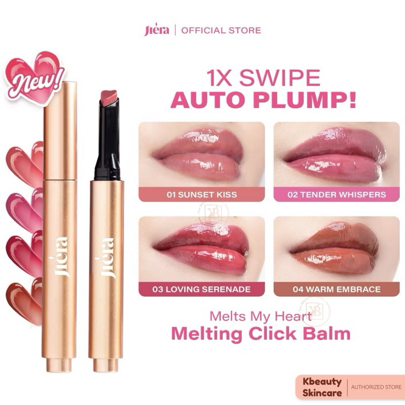 Jual JIERA Melts My Heart Melting Balm - Melting Click Balm | 4x ...