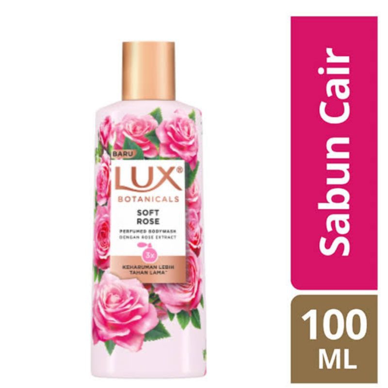 Jual LUX BODY WASH SOFT ROSE BOTOL 100 ML | Shopee Indonesia