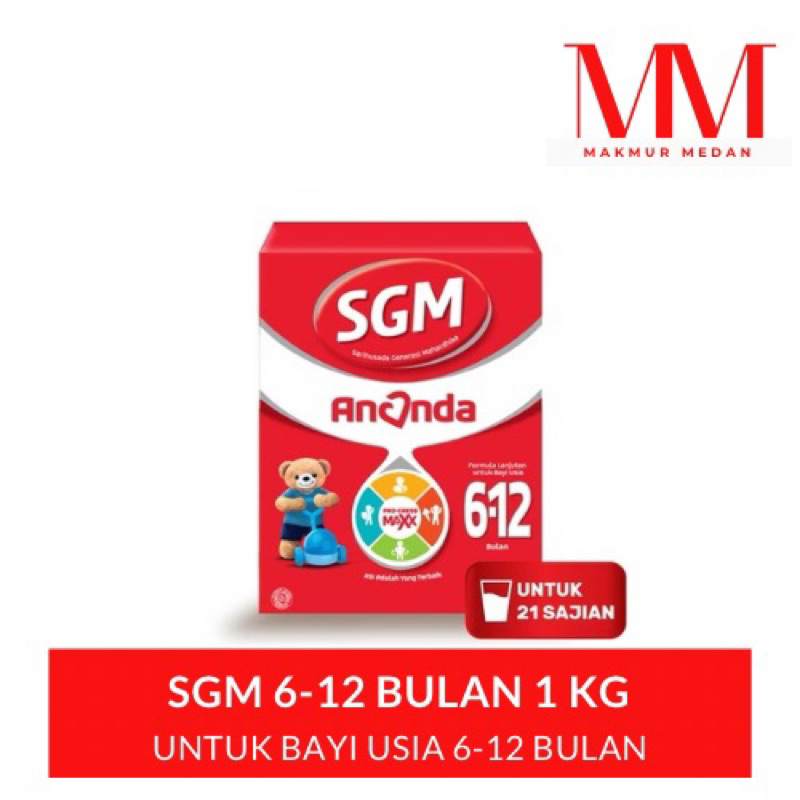 Jual SGM 6 -12 BULAN ANANDA 1000 GR / 1 KG | Shopee Indonesia