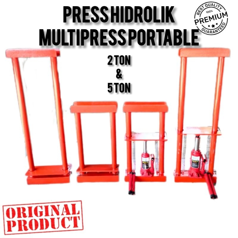 Jual press hidrolik portable alat press multipressportable laker buka ...