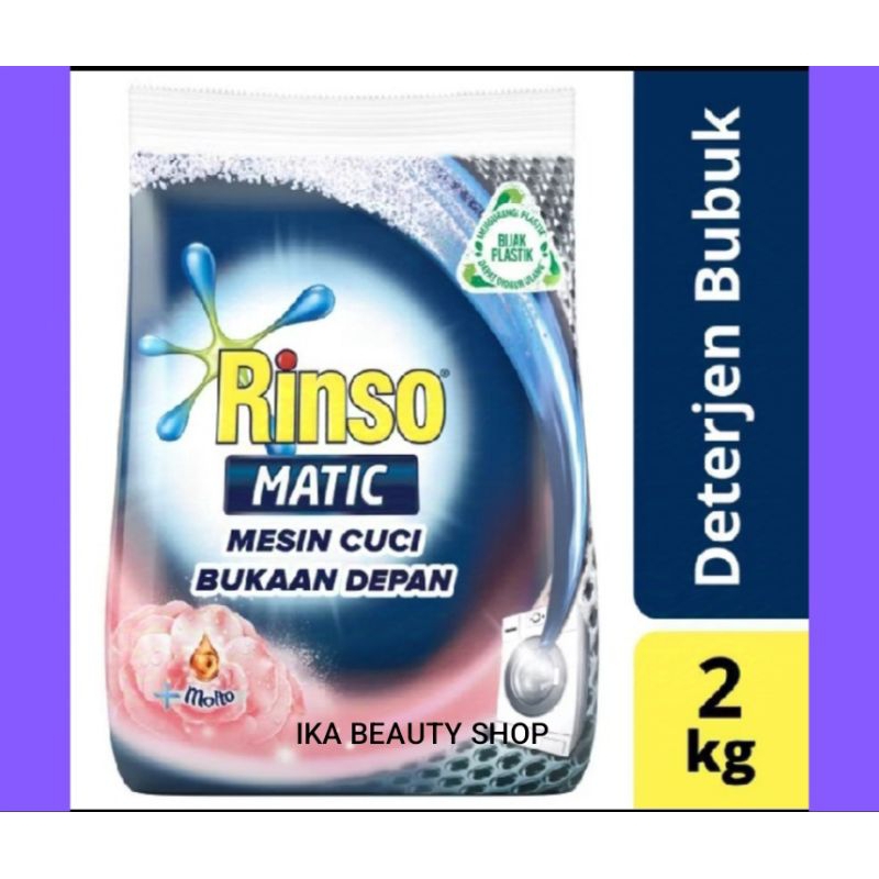 Jual Rinso Matic Detergen Kemasan Jumbo 2kg | Shopee Indonesia