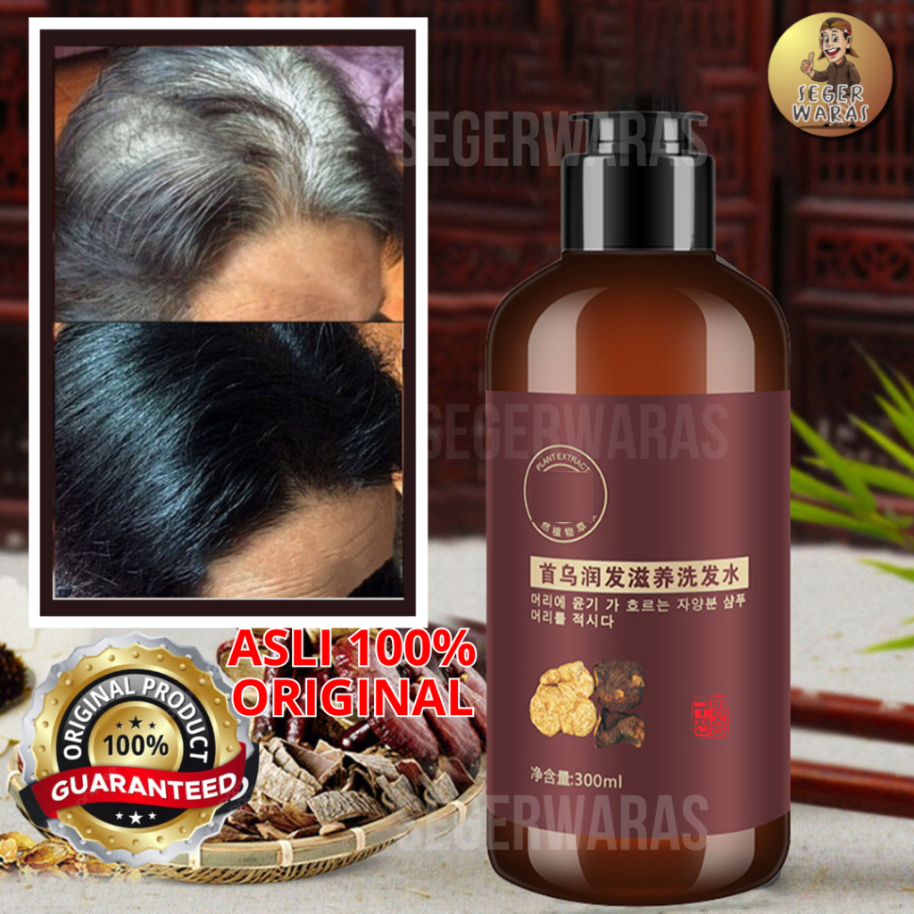 Jual SHAMPOO PENGHITAM RAMBUT PENGHILANG UBAN BLACK 𝐎𝐑𝐈 ORIGINAL Black ...