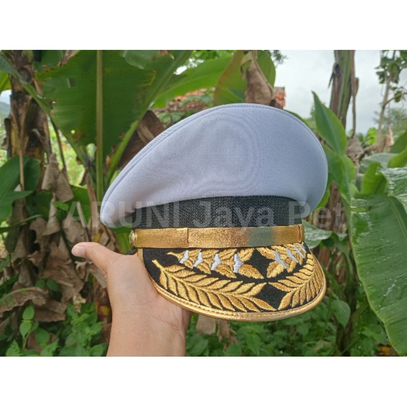 Jual Topi Pet paskibra Putih-hitam | Shopee Indonesia