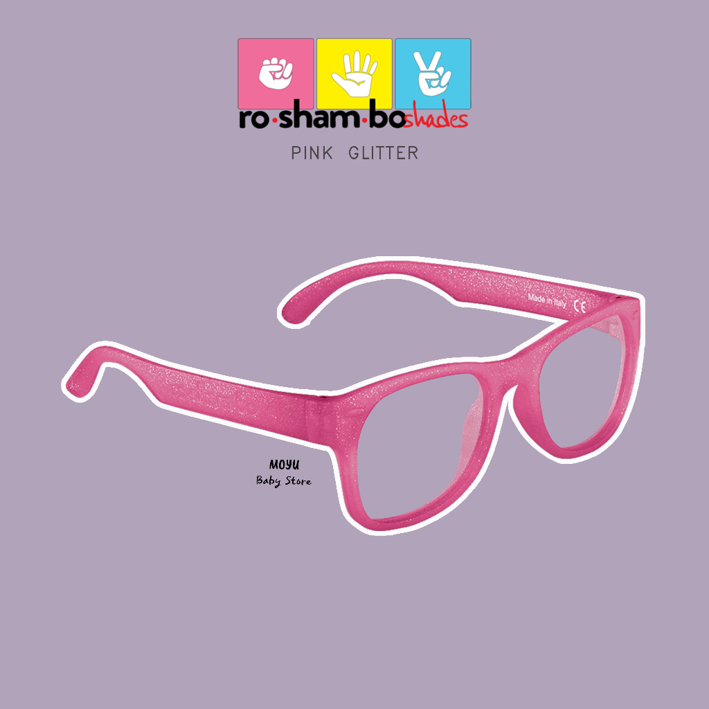 Jual Roshambo Screen Time Glasses Pink Glitter - kacamata anti radiasi ...