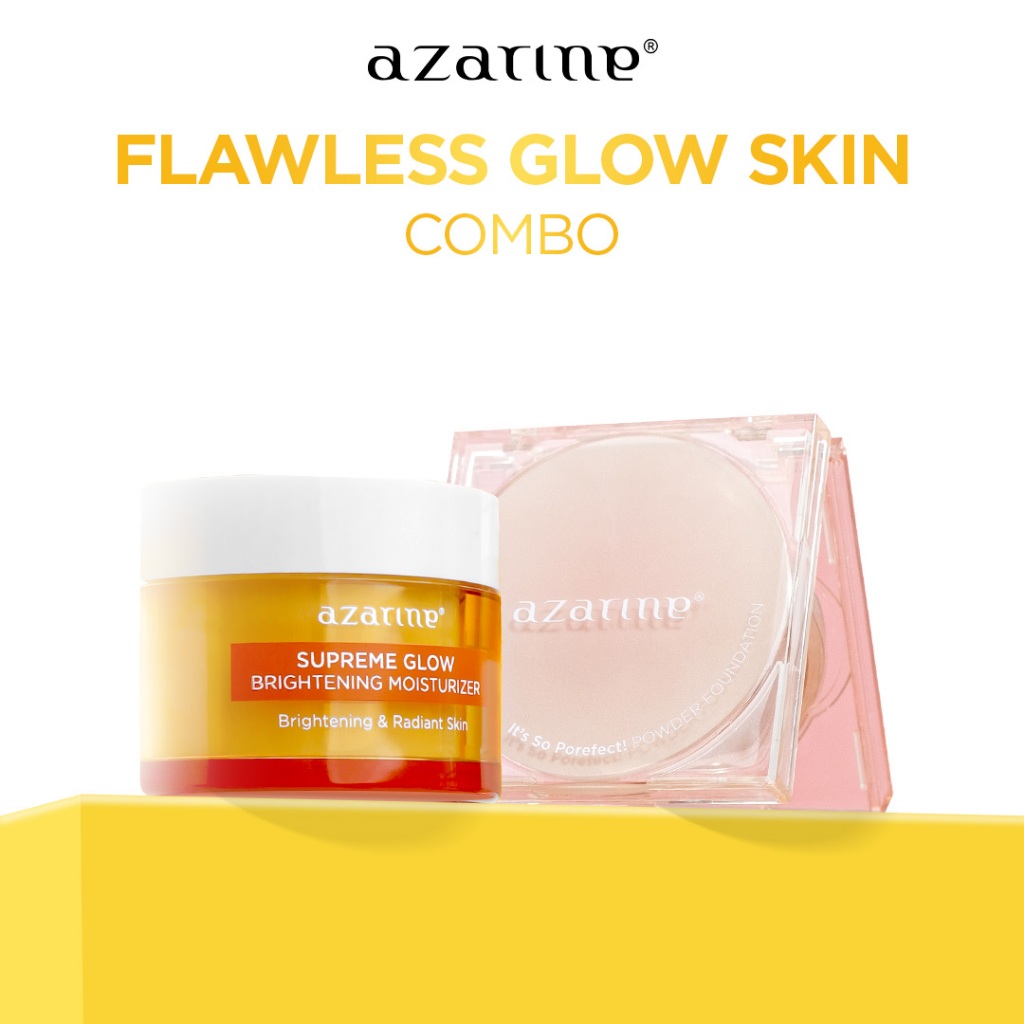 Jual Azarine Flawless Glow Skin Combo [2 pcs] Paket Supreme Glow ...