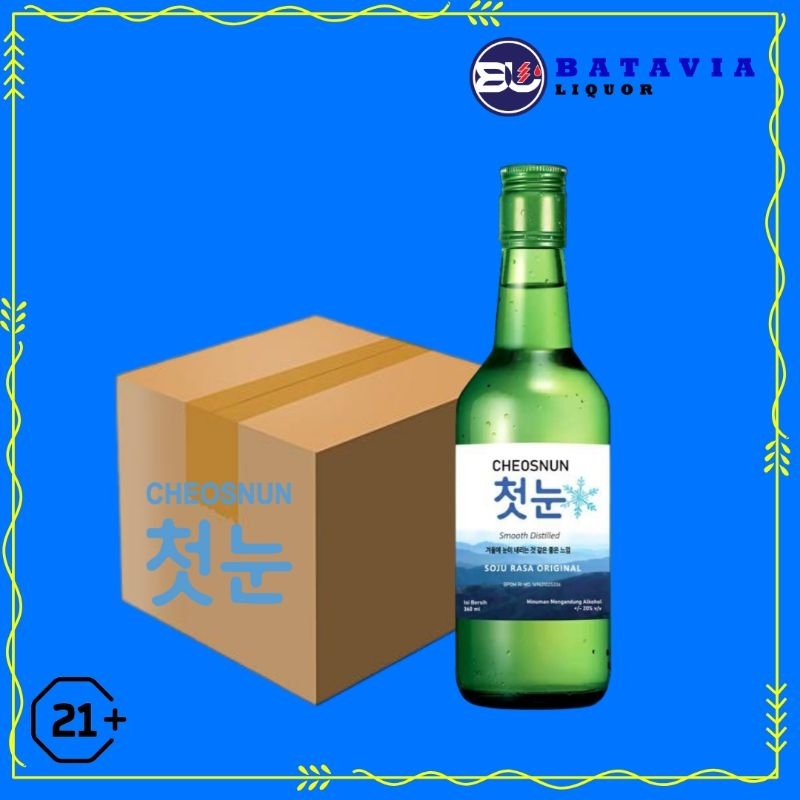 Jual Soju Cheosnun Original 360ml 20 botol (1 karton) | Shopee Indonesia